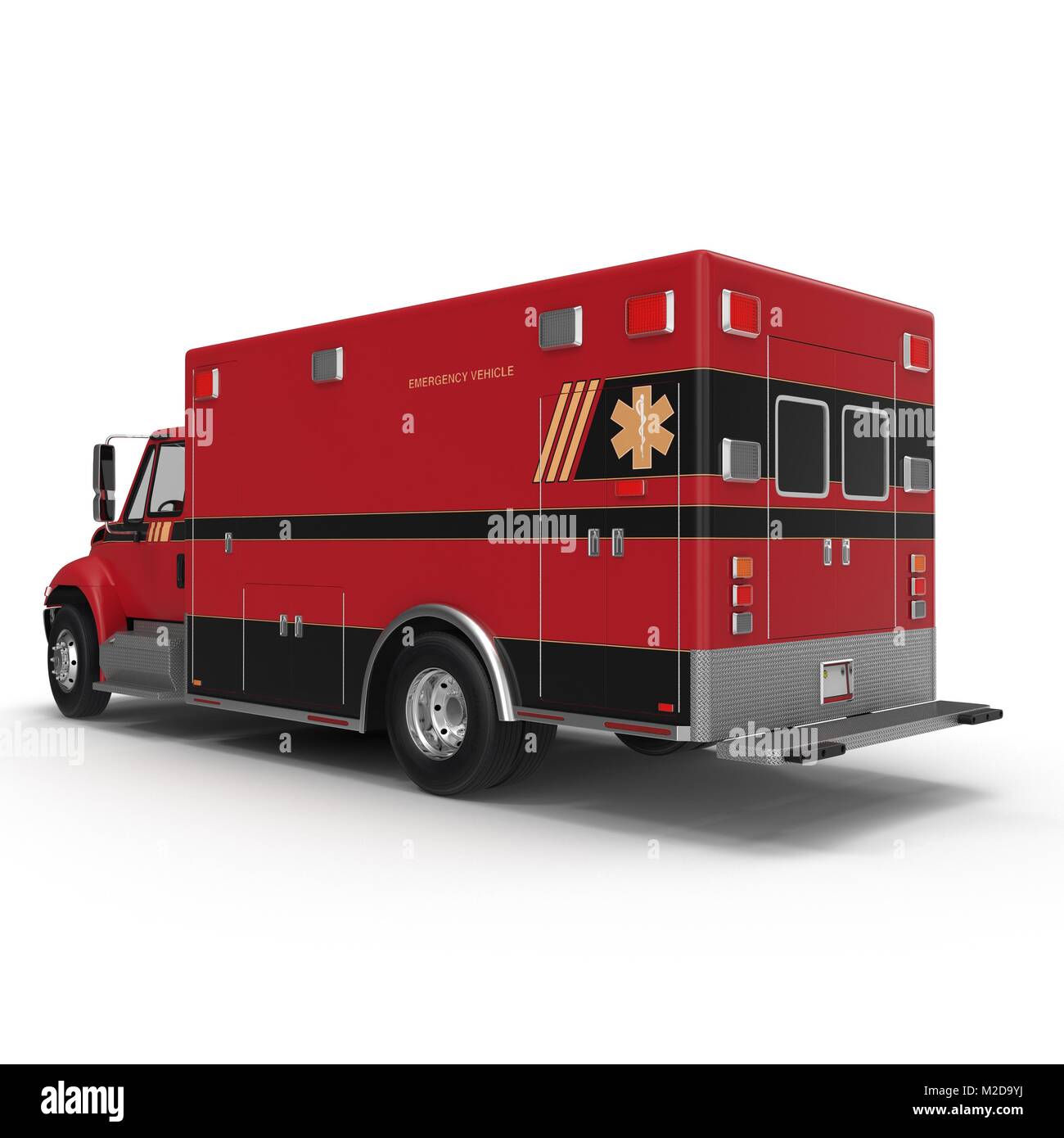 Rear view of ambulance hi-res stock photography and images - Alamy