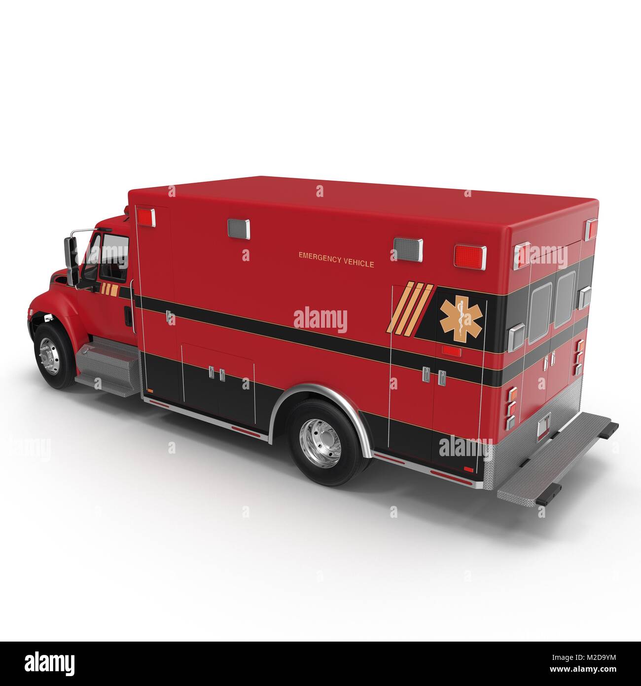 Ambulance view Cut Out Stock Images & Pictures - Alamy