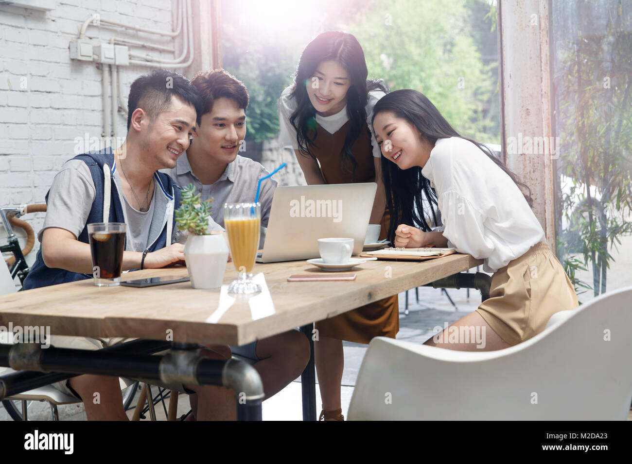 Young people work in a studio Stock Photo - Alamy