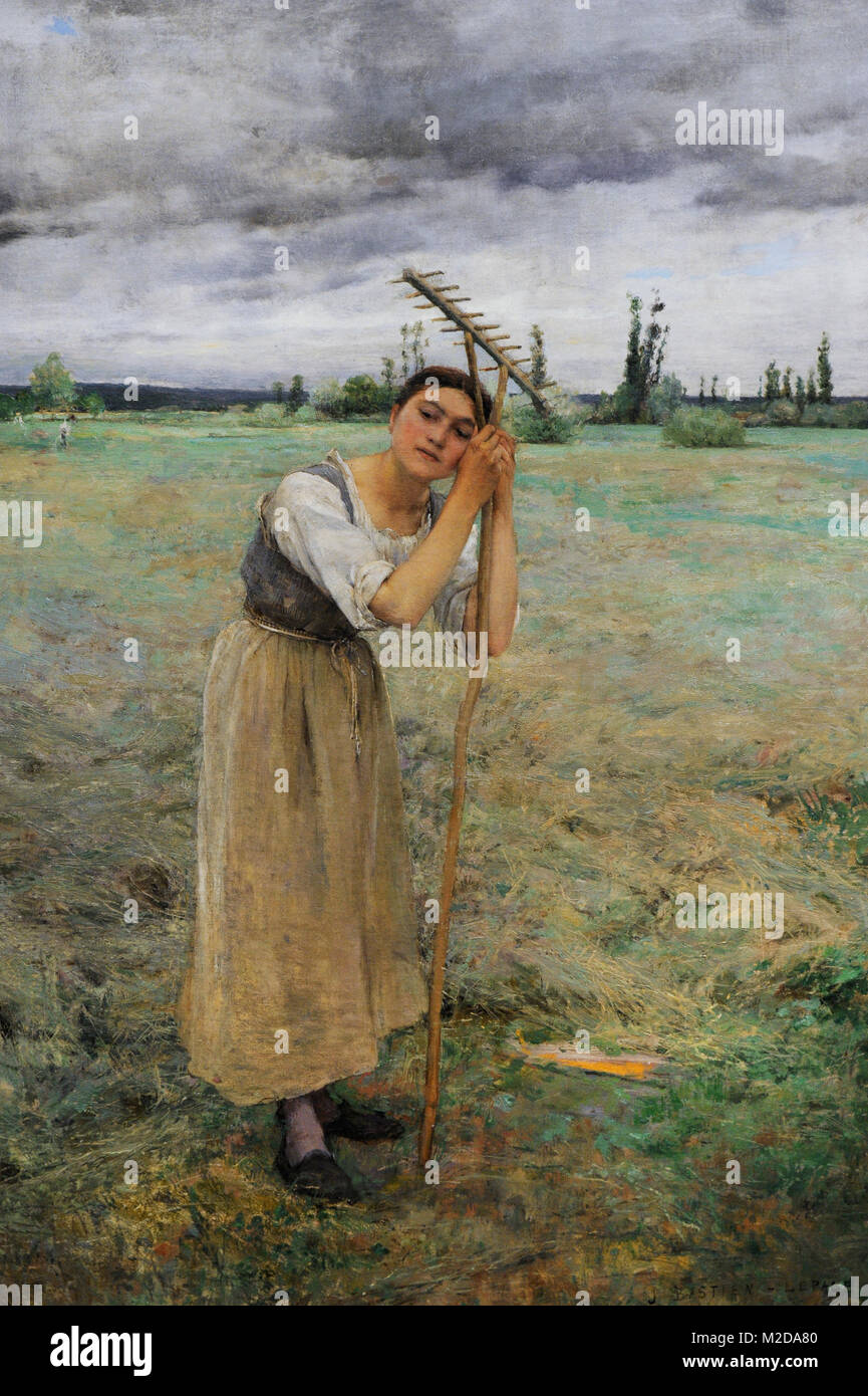 Jules Bastien-Lepage (1848-1884). French painter. Weary, 1881. National ...