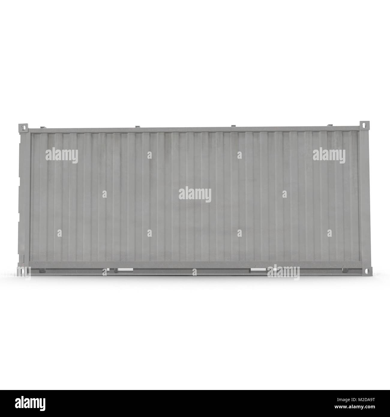 Folded Collapsible ISO Container isolated on white. 3D illustration ...