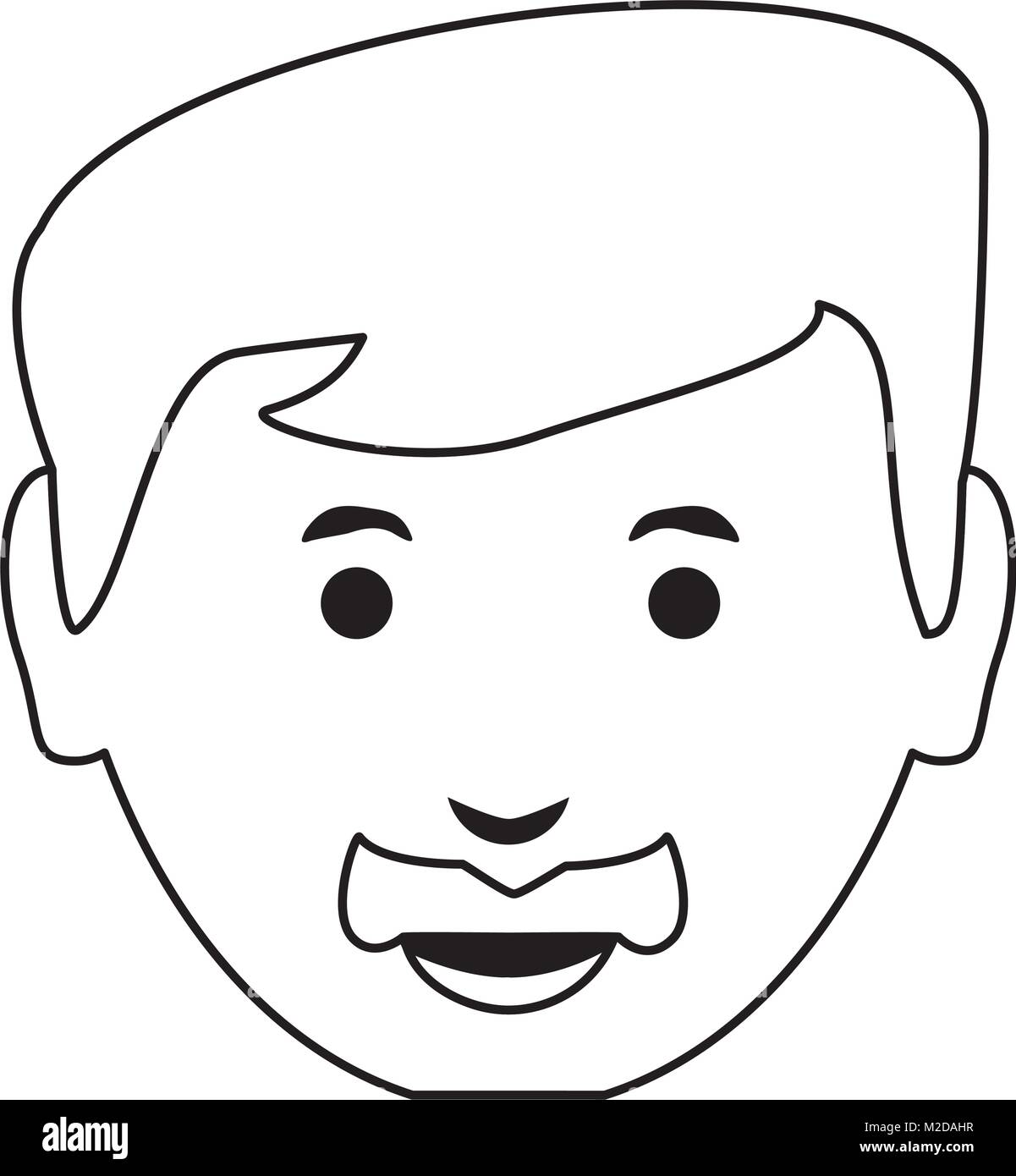 cartoon man face icon Stock Vector Image & Art - Alamy
