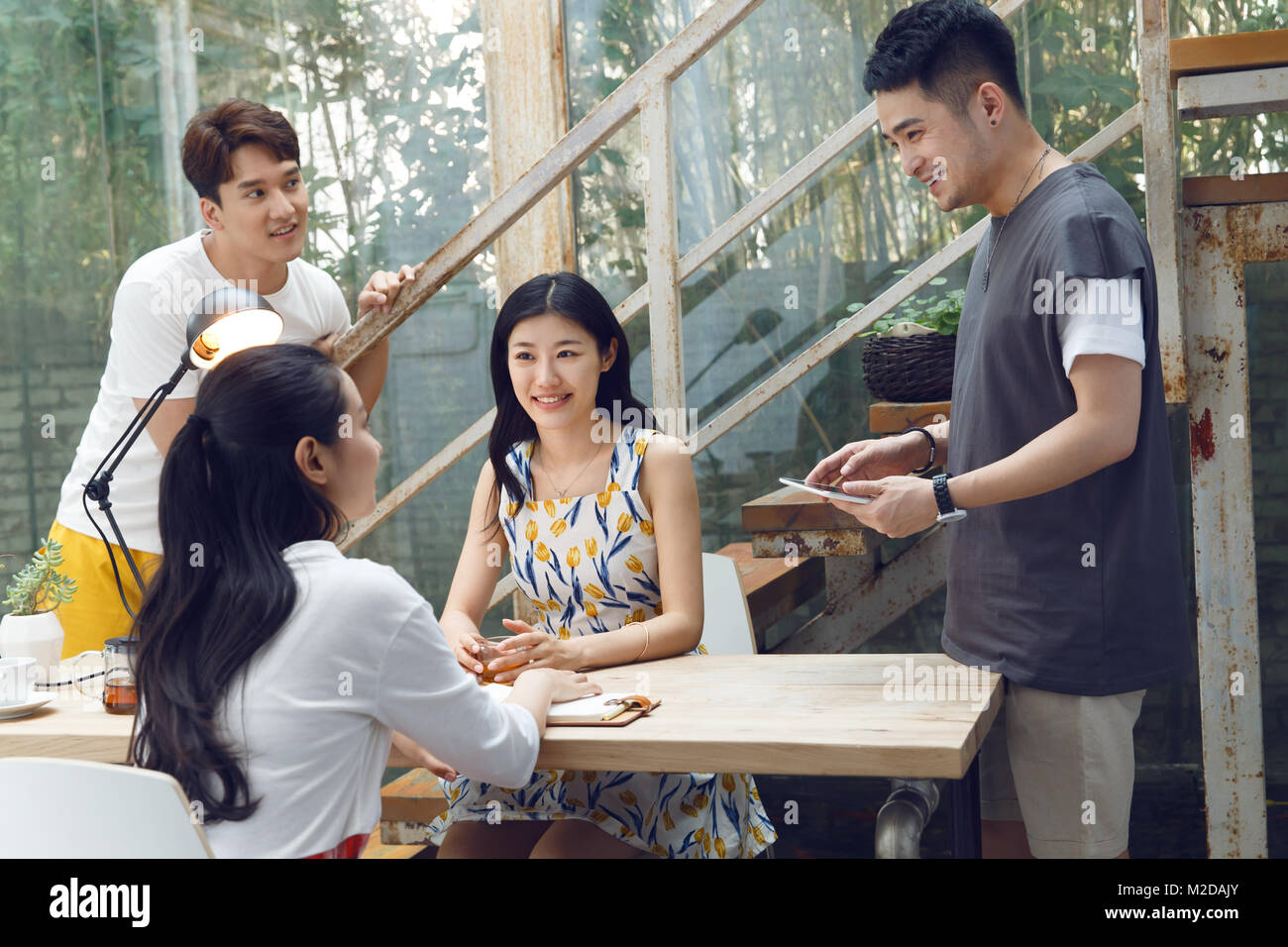 Young people in the studio Stock Photo - Alamy