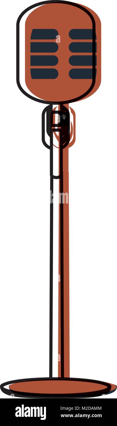 retro microphone icon Stock Vector Image & Art - Alamy