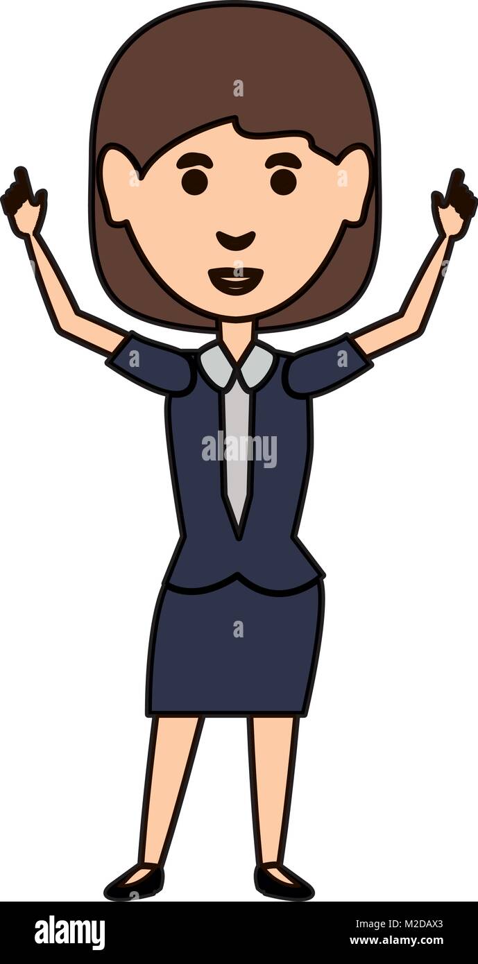 cartoon businesswoman icon Stock Vector Image & Art - Alamy