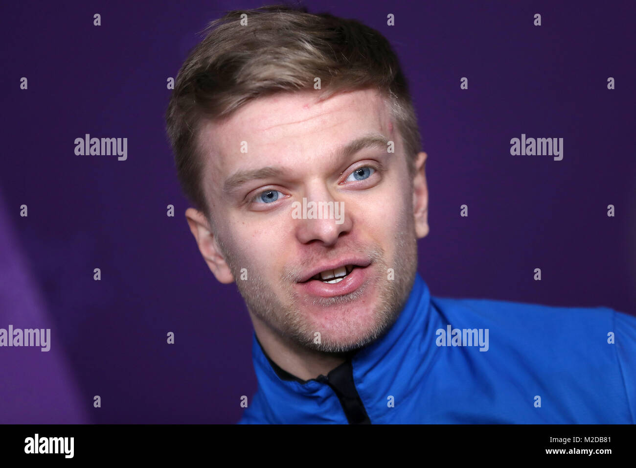 Josh Cheetham during GB Short Track Speed Skating practice on preview ...