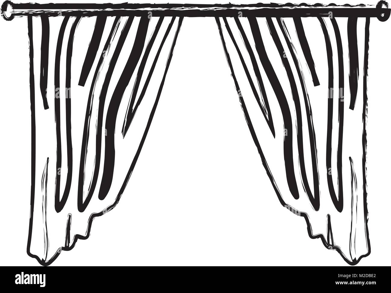 home curtains icon Stock Vector Image & Art - Alamy