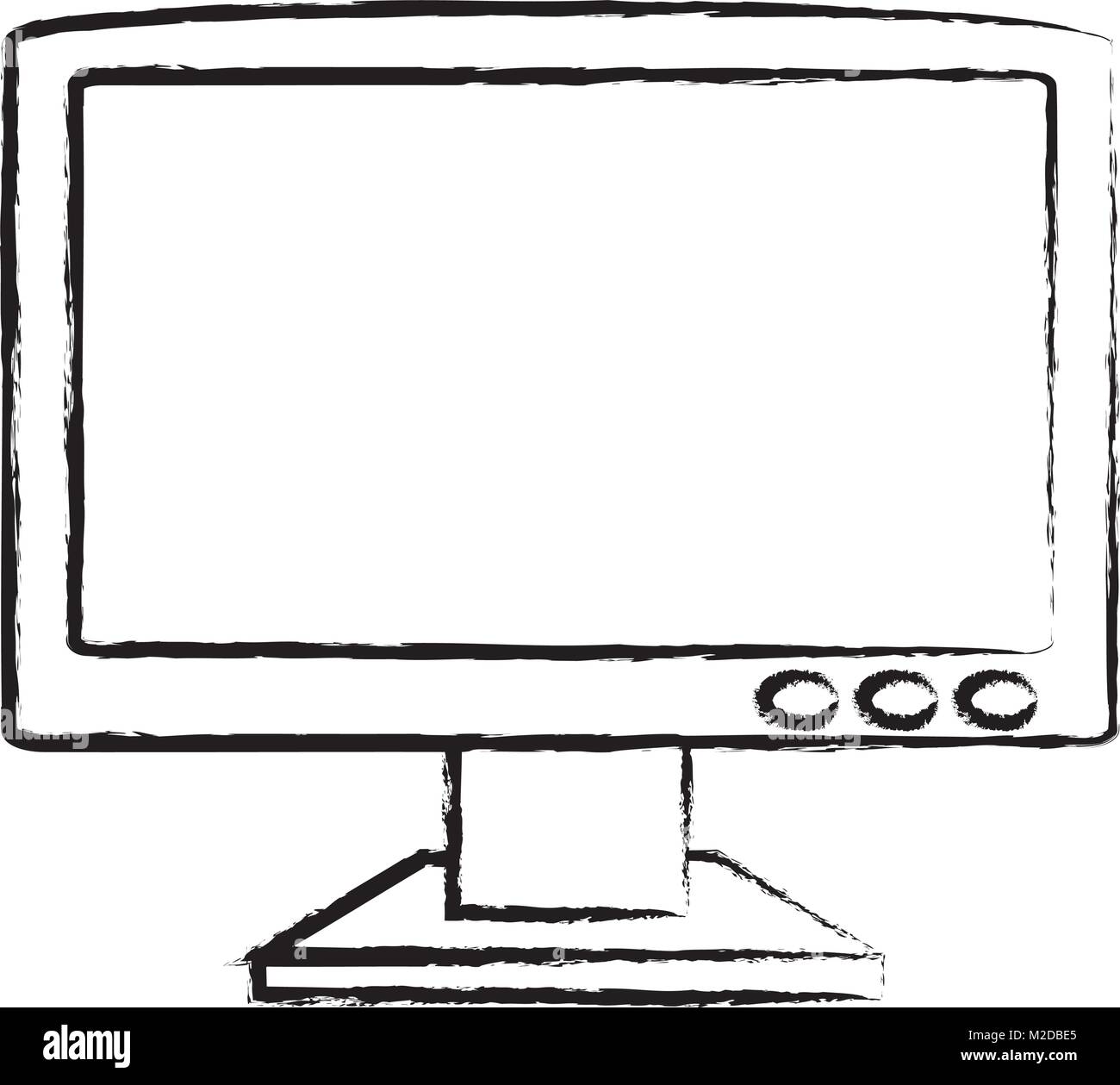 monitor computer icon Stock Vector Image & Art - Alamy