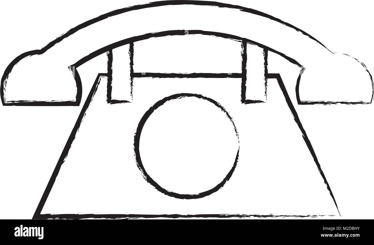 retro telephone icon Stock Vector Image & Art - Alamy