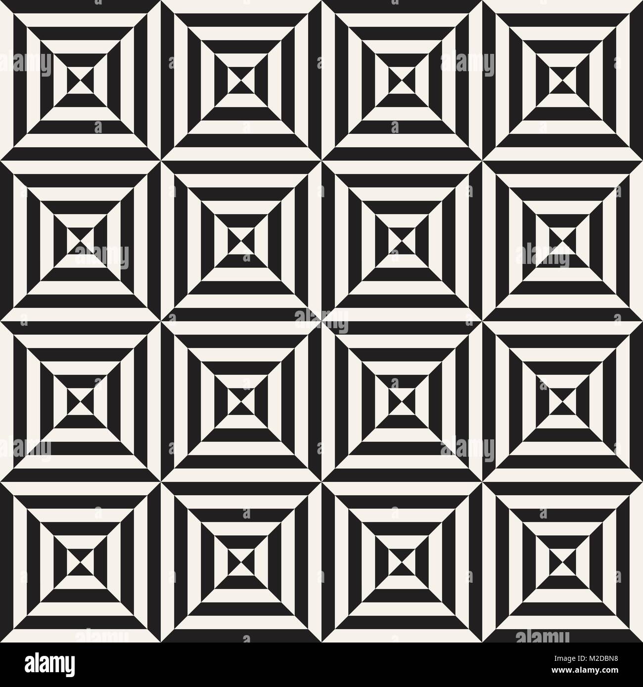 Vector seamless stripes pattern. Modern stylish texture with monochrome ...