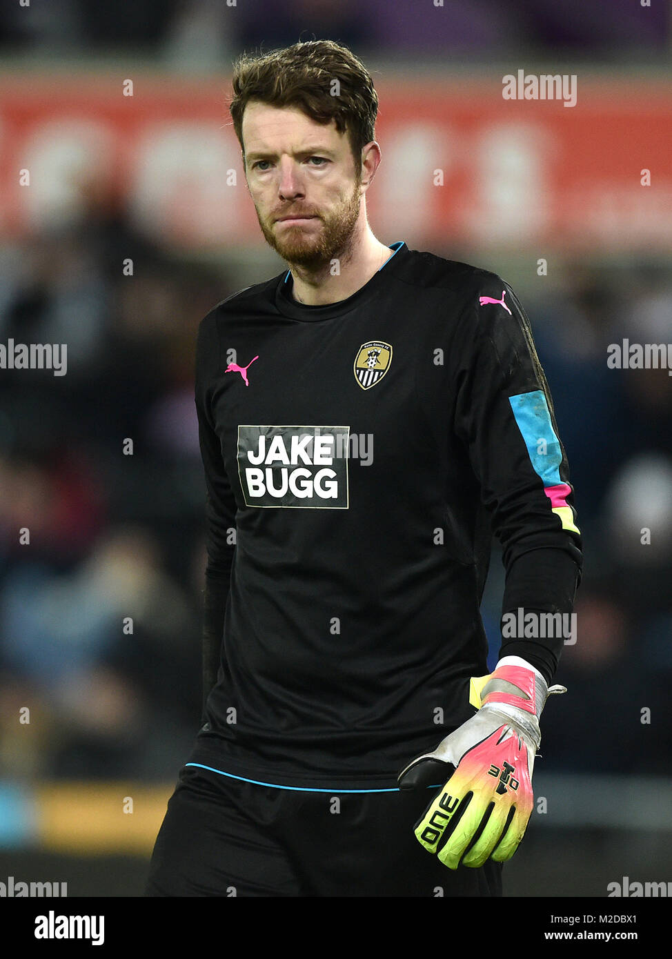 Notts County goalkeeper Adam Collin during the Emirates FA Cup, fourth ...