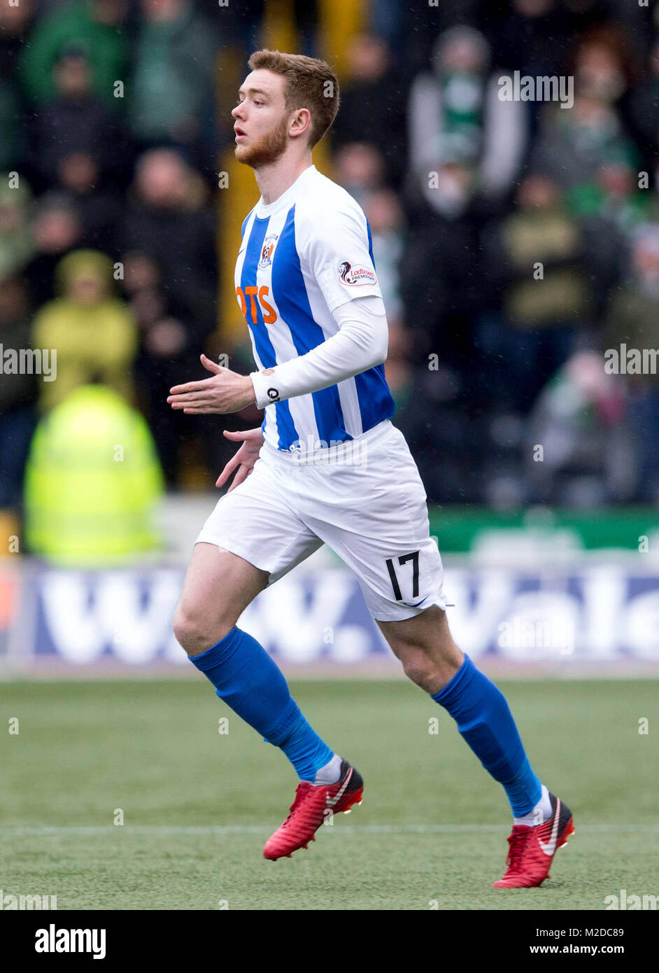 Kilmarnock's Stuart Findlay during the Ladbrokes Scottish Premiership ...