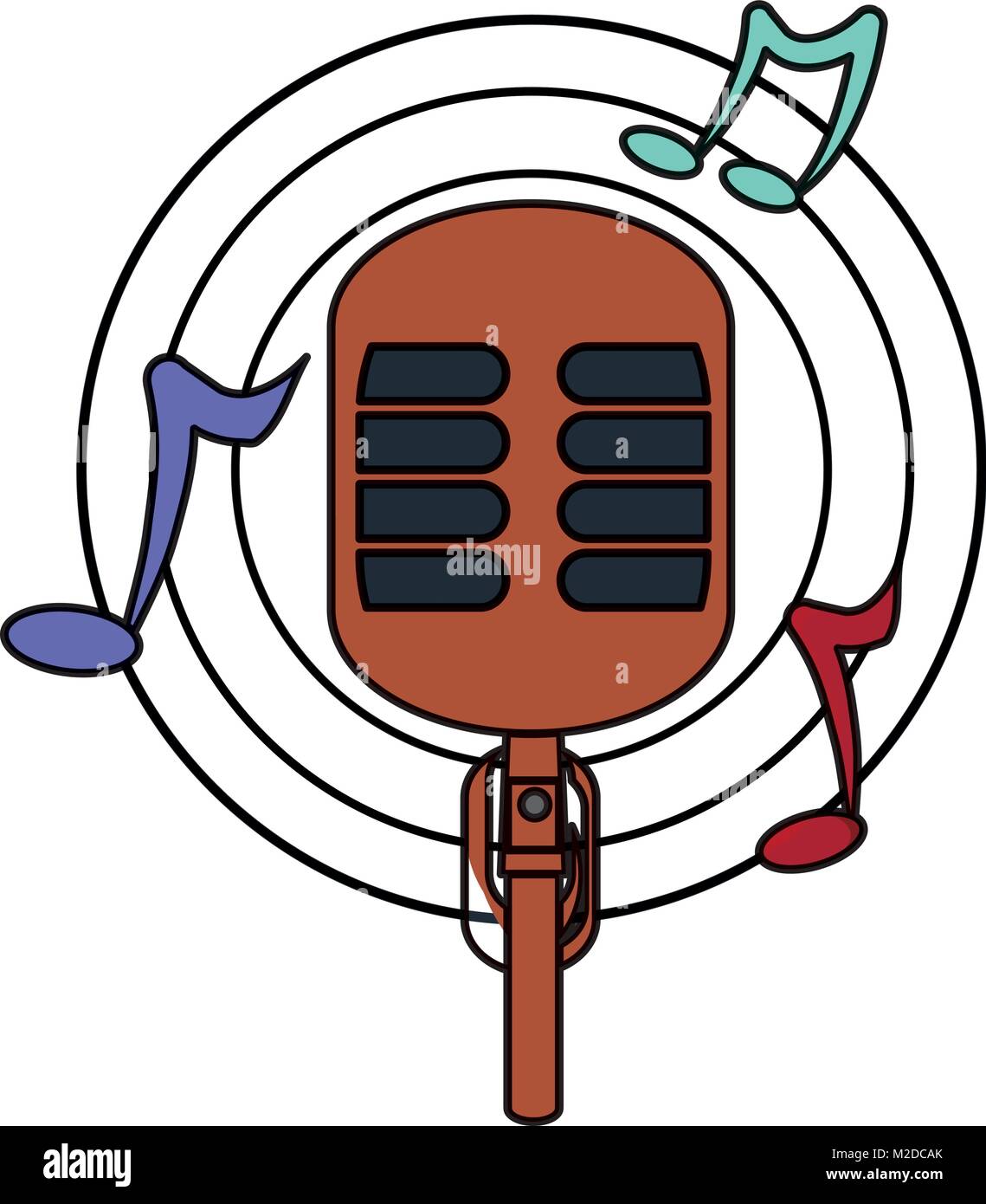 retro microphone icon Stock Vector Image & Art - Alamy