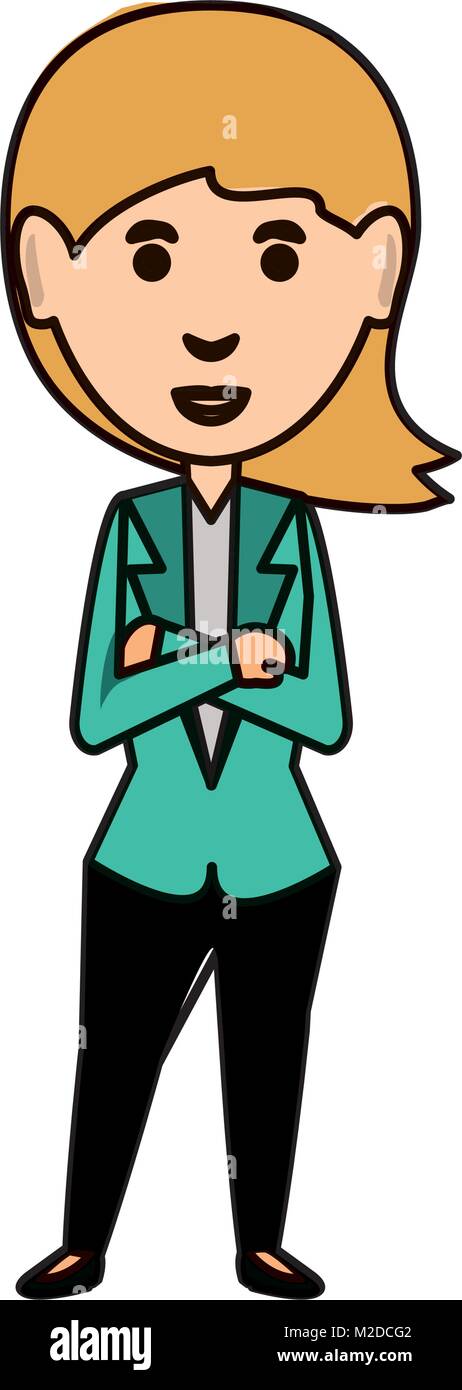 cartoon businesswoman icon Stock Vector Image & Art - Alamy