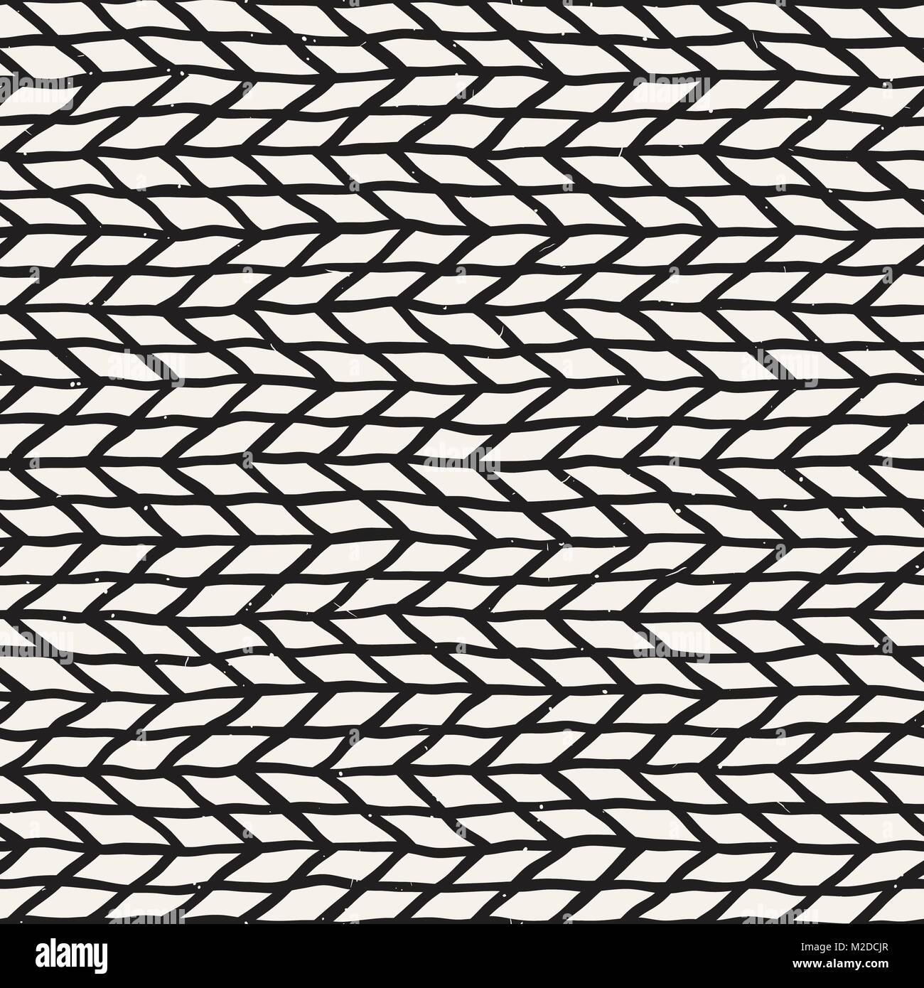 Simple ink geometric pattern. Monochrome black and white strokes ...