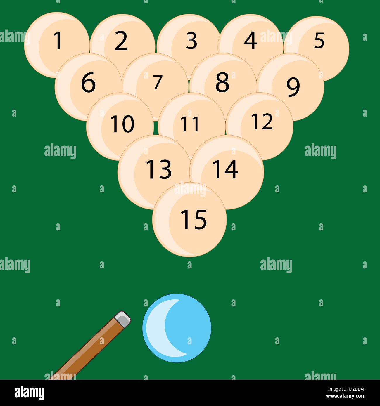 Billiards play Stock Vector Images - Alamy