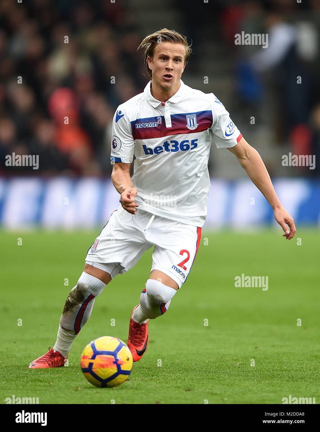 Stoke City's Moritz Bauer Stock Photo - Alamy