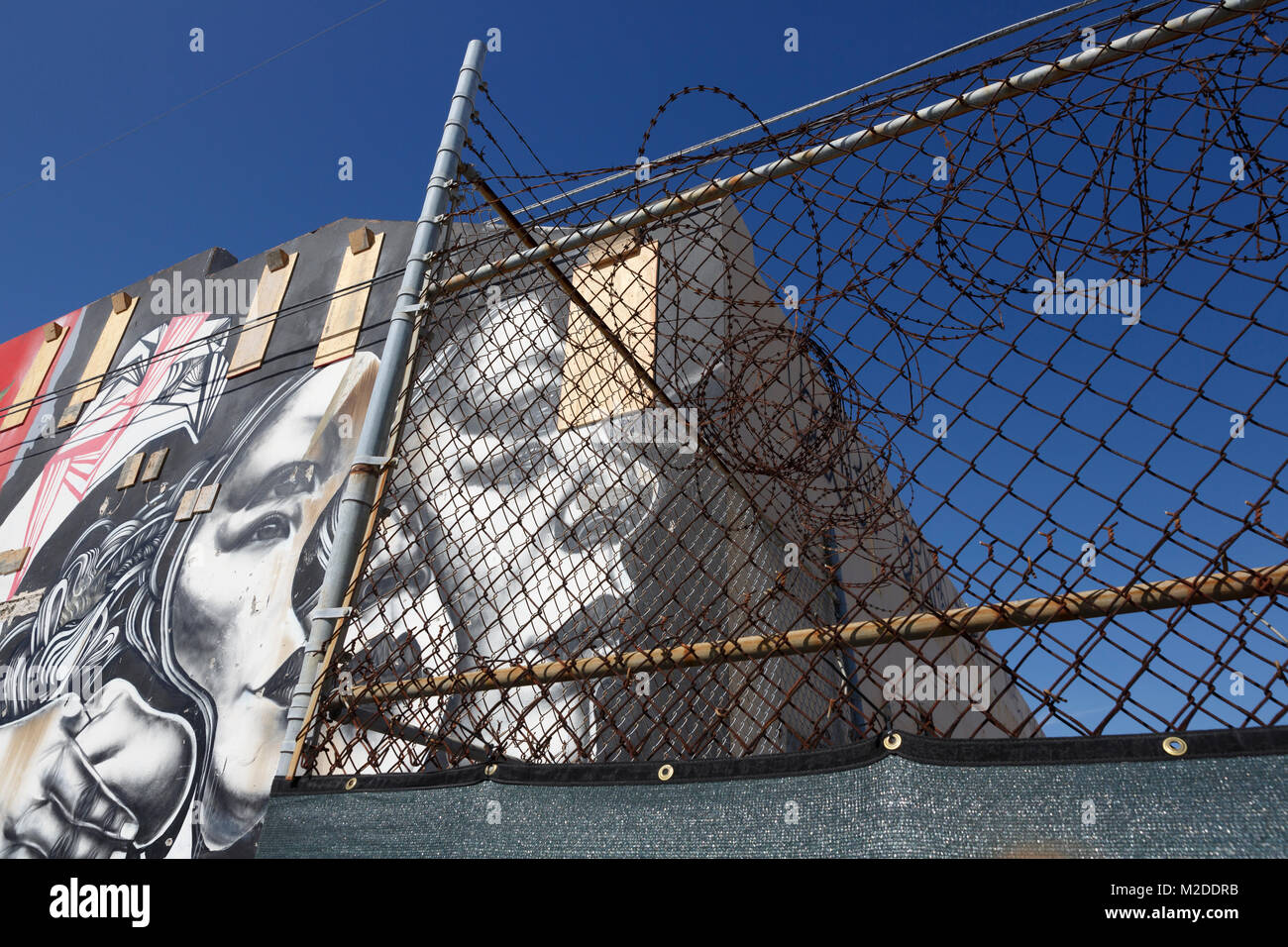 Wynwood Walls graffiti art exhibition installation, Miami, Florida ...