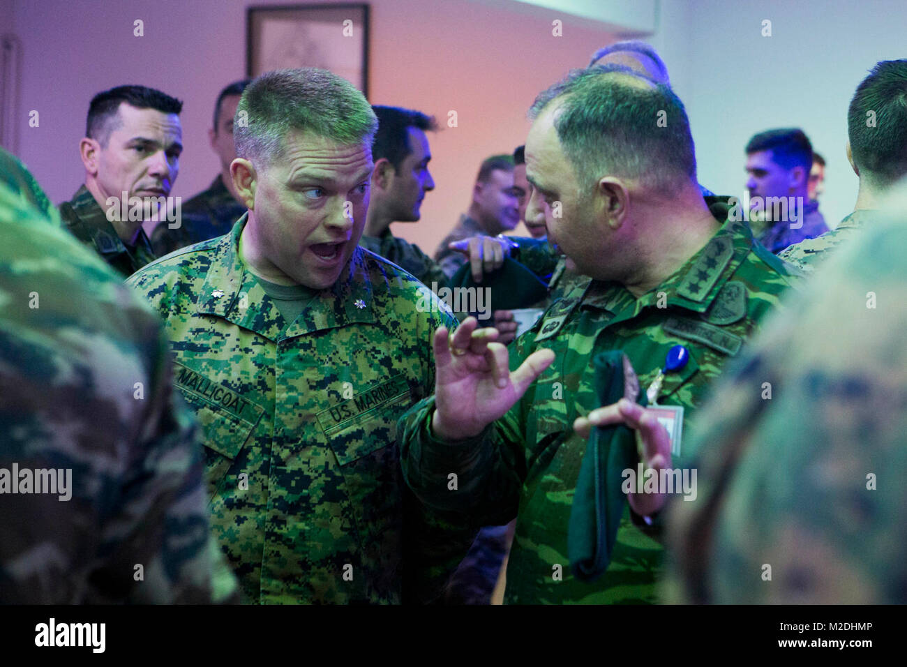 Unit leaders with Black Sea Rotational Force 17.2 and 32nd Marine ...