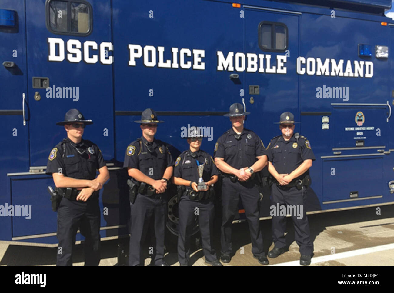 The Defense Supply Center Columbus police officers participate in the ...