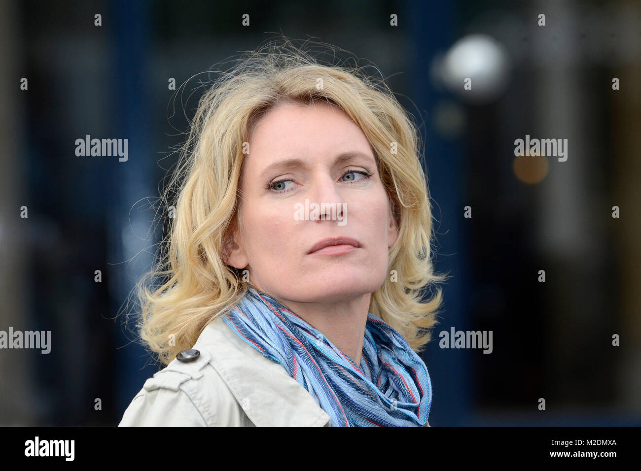 Schauspielerin Maria FURTWAENGLER alias Charlotte Lindholm bei den ...