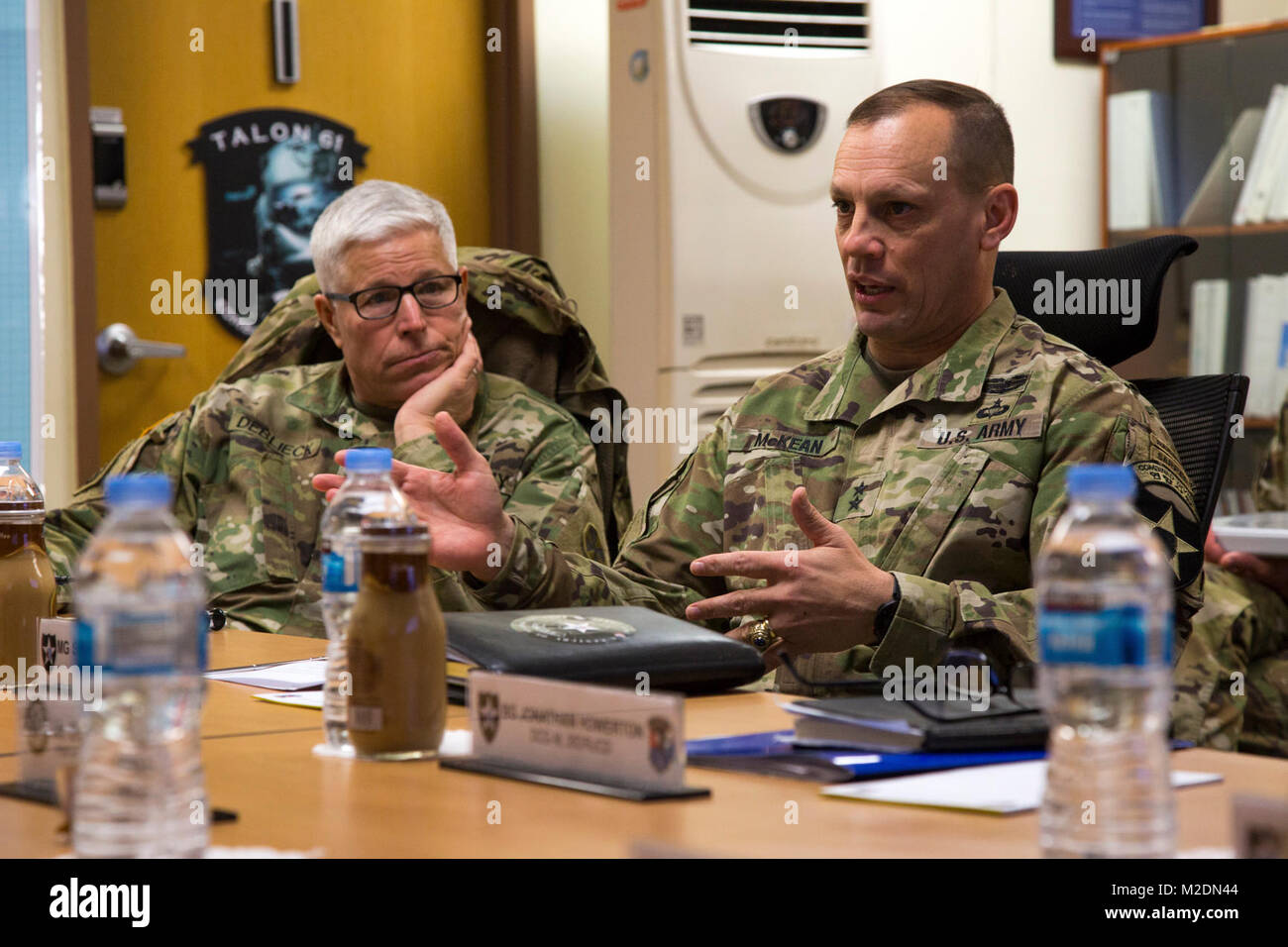 U.S. Army Maj. Gen. Scott McKean, Commanding General of 2nd Infantry ...