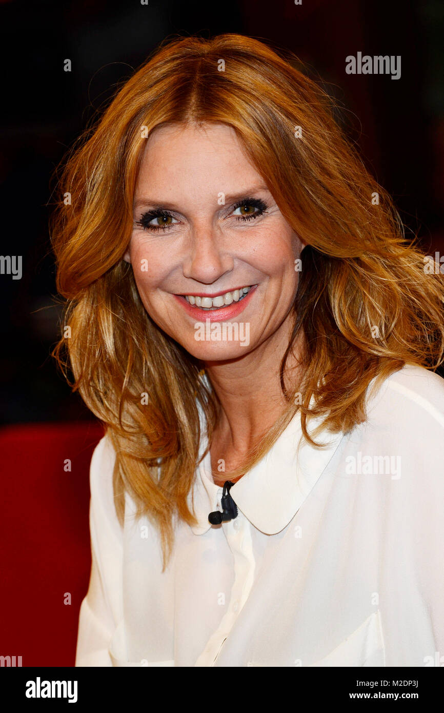 Moderatorin Kim Fisher ist zu Gast in der Aufzeichnung der NDR Talkshow ...