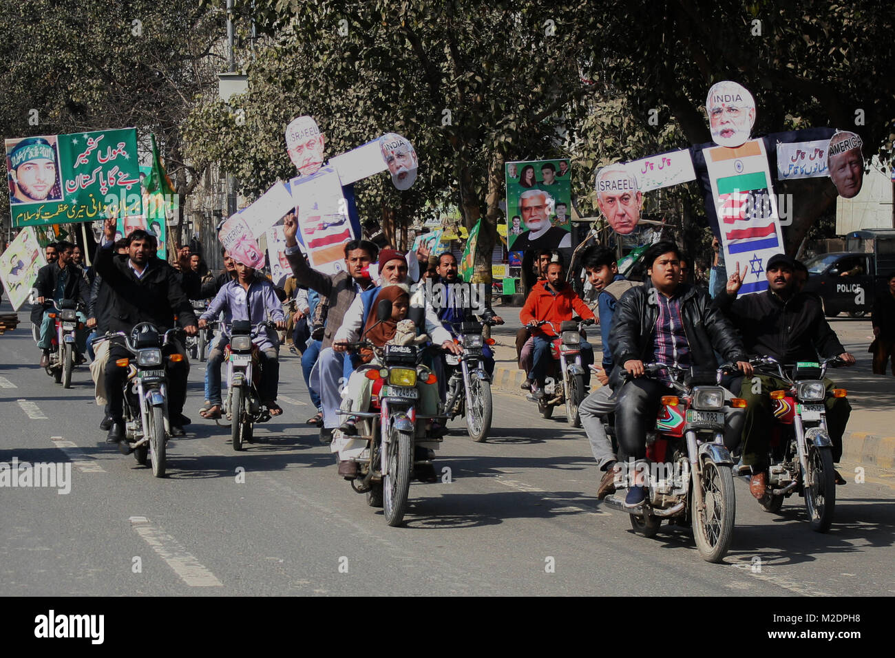 Lahore, Pakistan. 01st Jan, 2000. Pakistan demonstrators from different ...