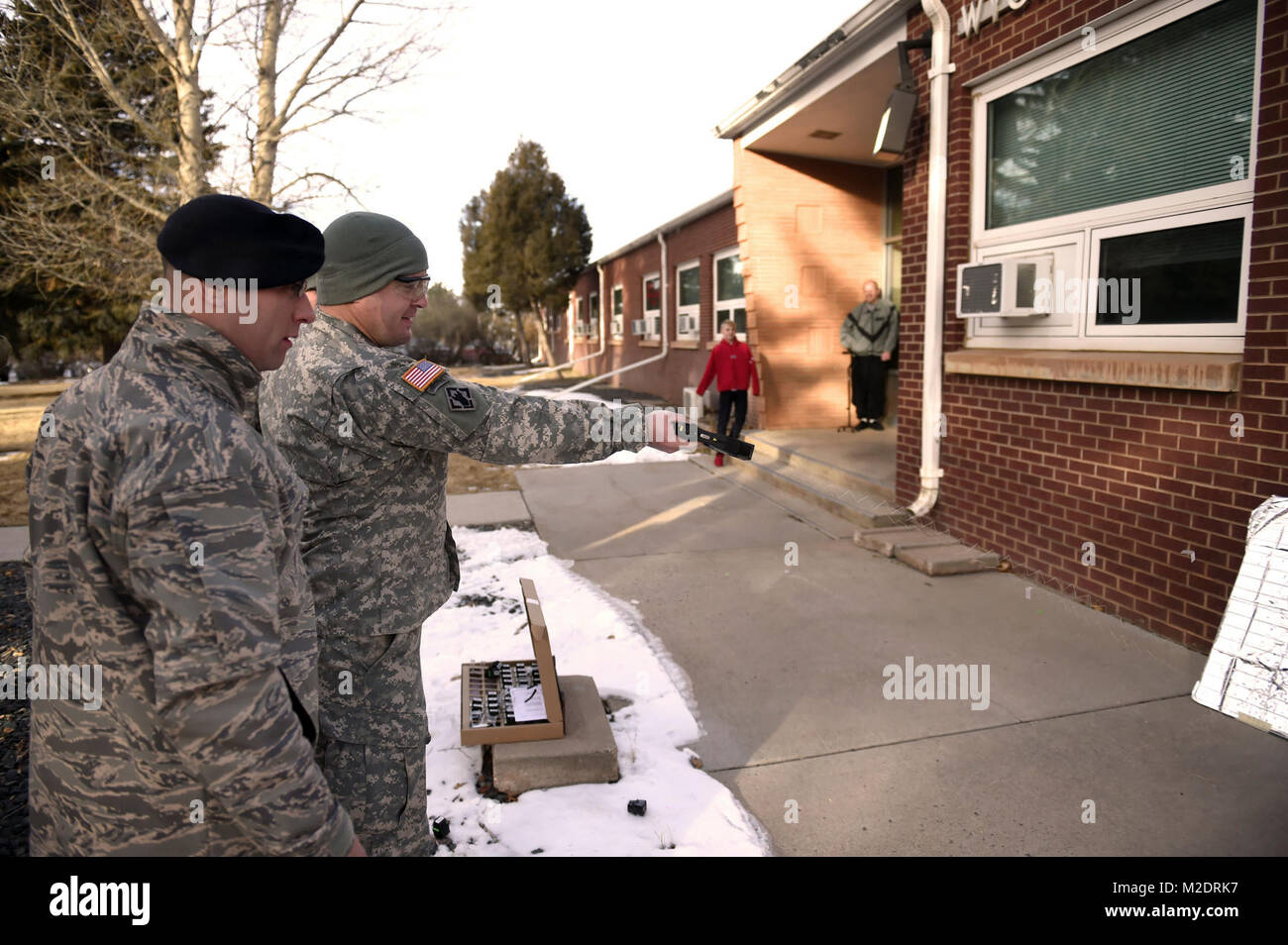 Sgt. 1st Class Stacey Hiser, a platoon sergeant assigned to the Wyoming ...