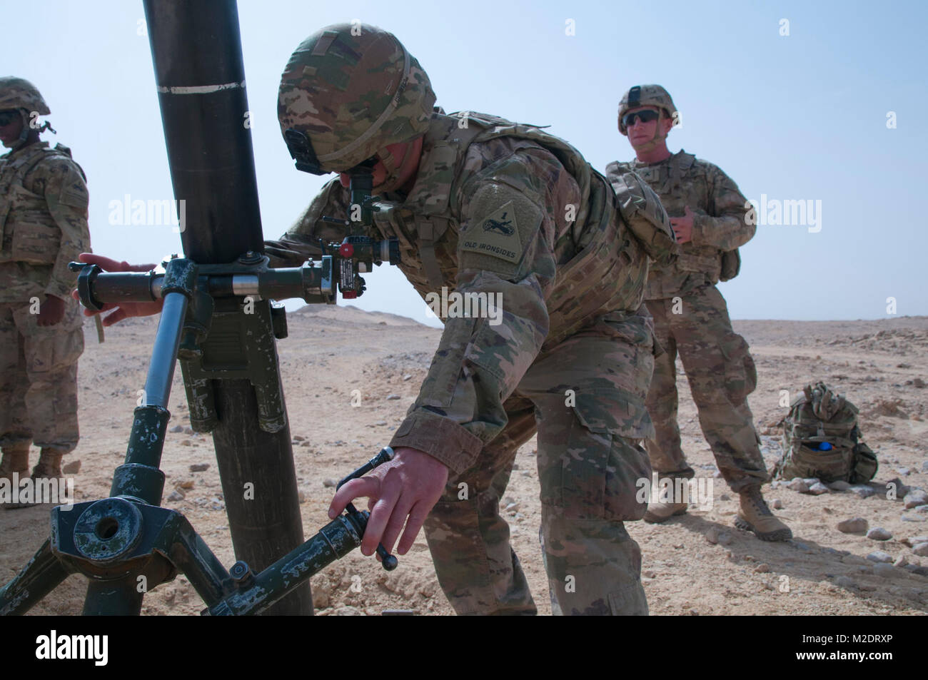 Pfc. Ryan Pridemore, a gunner and mortarman with Headquarters and ...