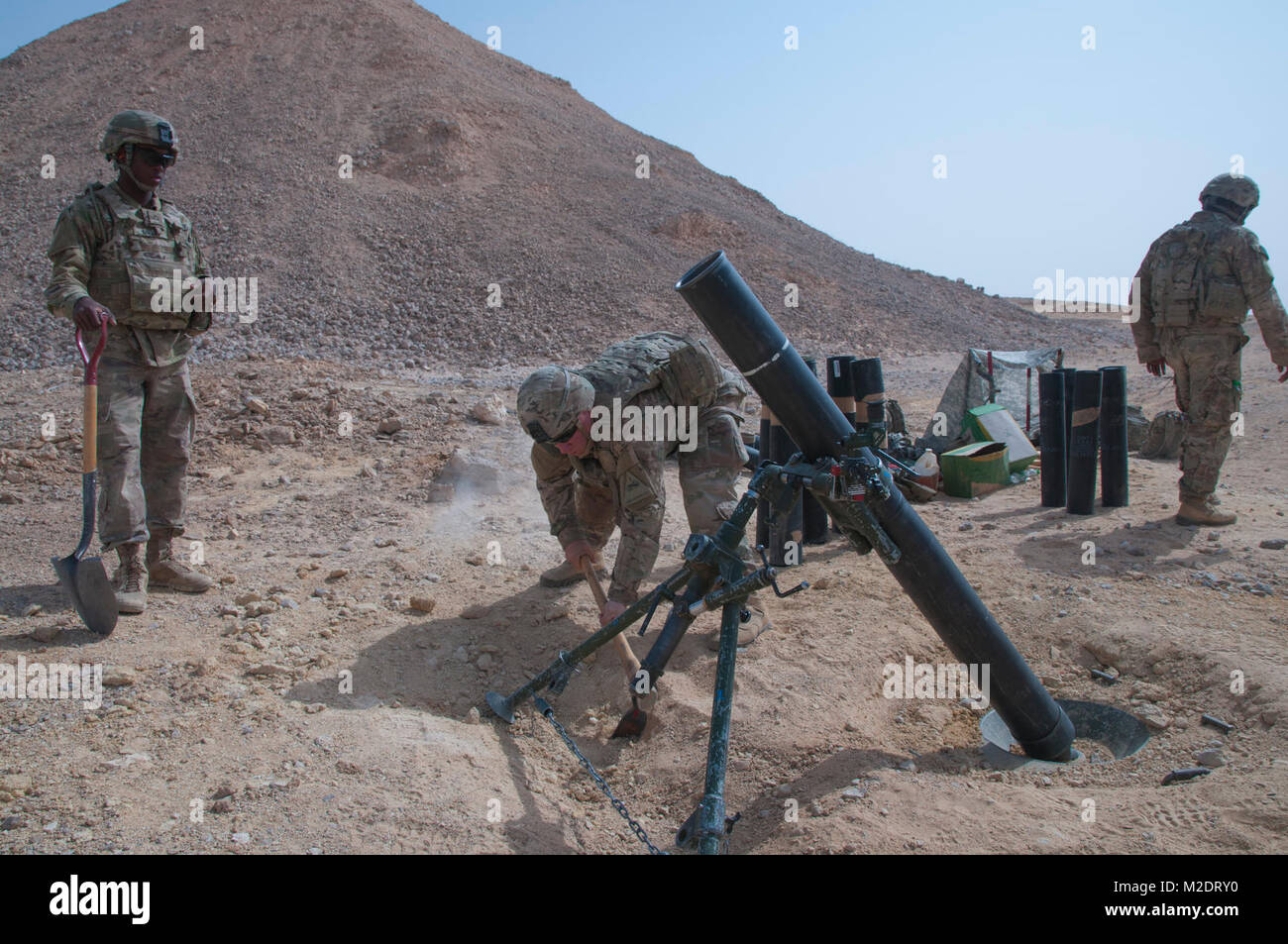 Corporal Ryan Bachman, a squad leader and mortarman with Headquarters ...
