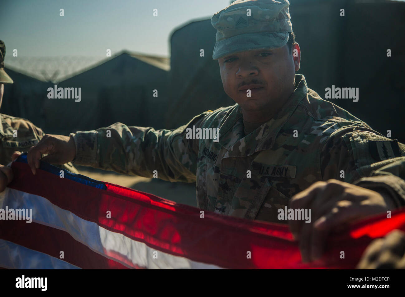 U.S. Army Sgt. Jay Rosario, assigned to Bravo Company, 304th ...