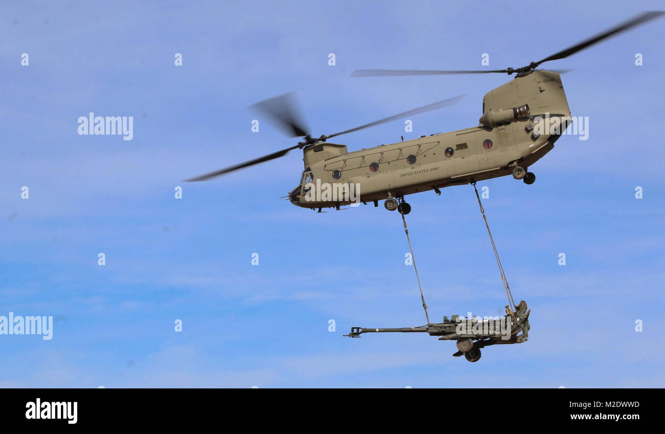 A CH-47 Chinook helicopter, crewed by Soldiers of the 101st Combat ...