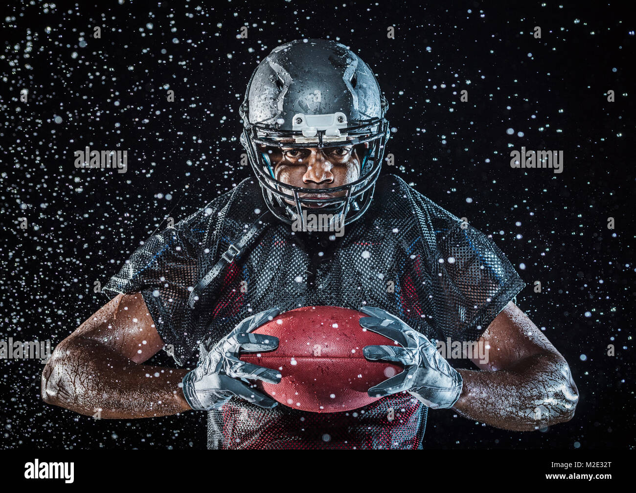 Football Player Front View