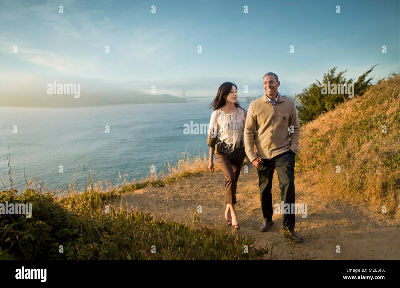 Chinese american women walking hi-res stock photography and images - Alamy