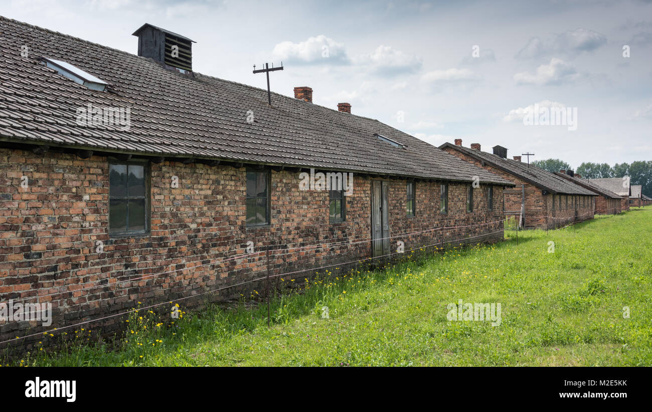 Nazi concentration camp barracks hi-res stock photography and images ...