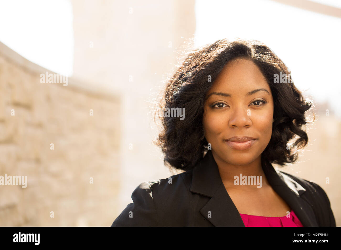 Business woman standing outside an office building Stock Photo - Alamy Business woman standing outside an office building Stock Photo - Alamy