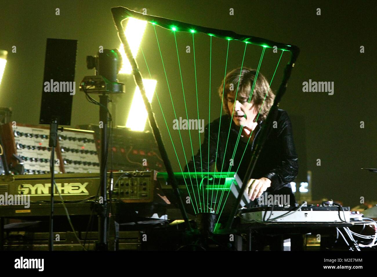 Jean michel jarre laser hi-res stock photography and images - Alamy