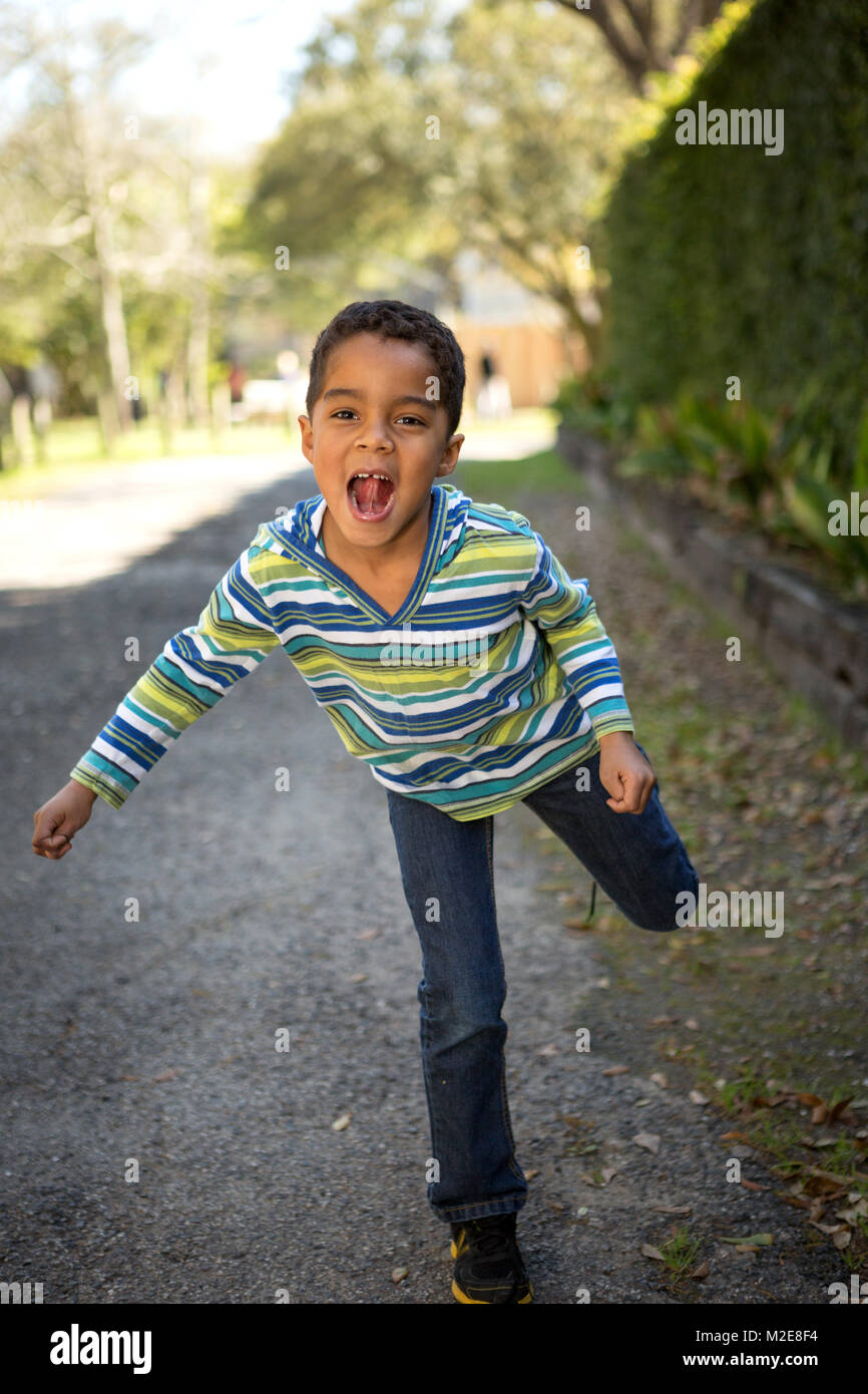 Little boy at the park Stock Photo - Alamy