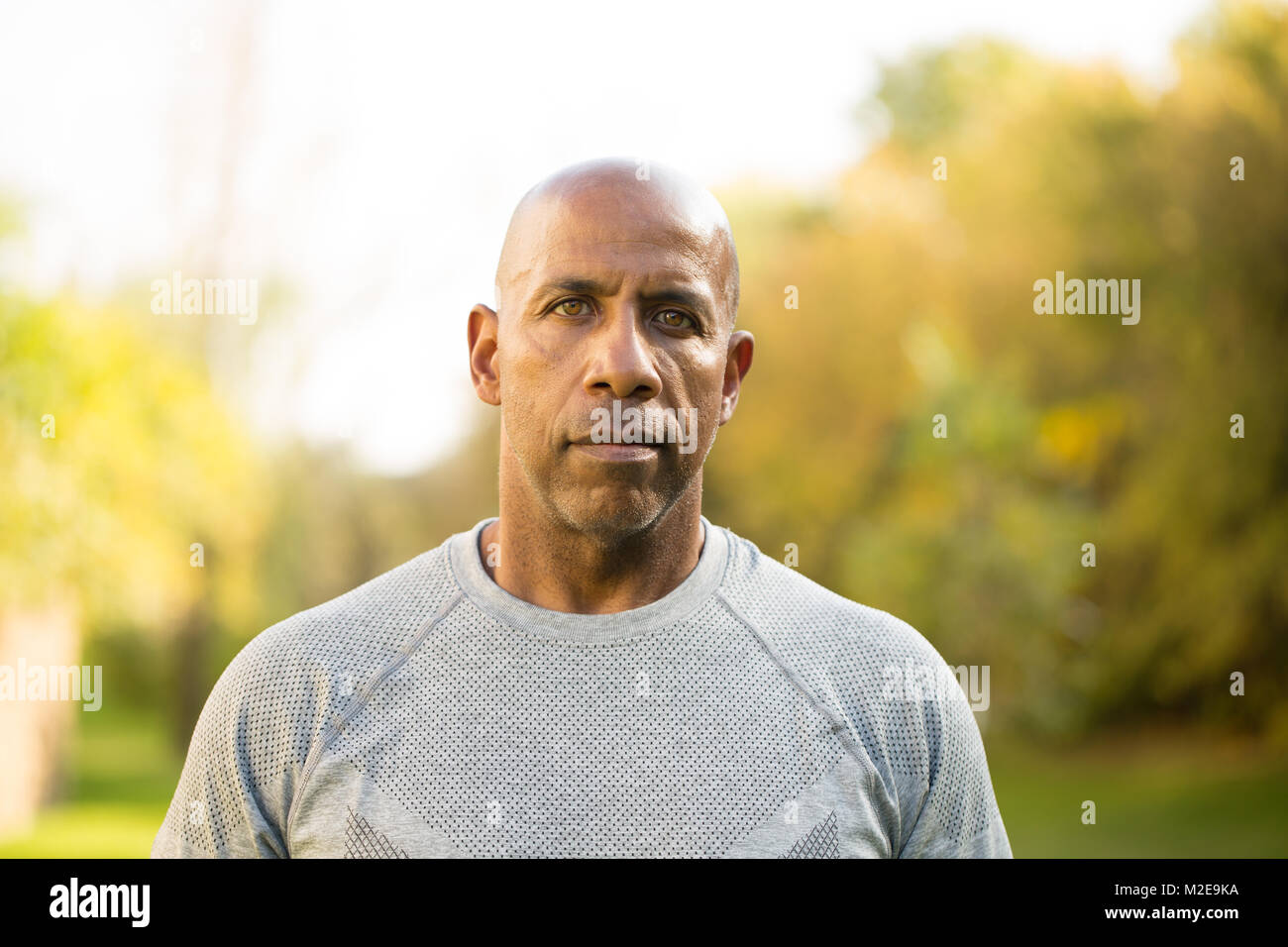 Fit African American man Stock Photo - Alamy
