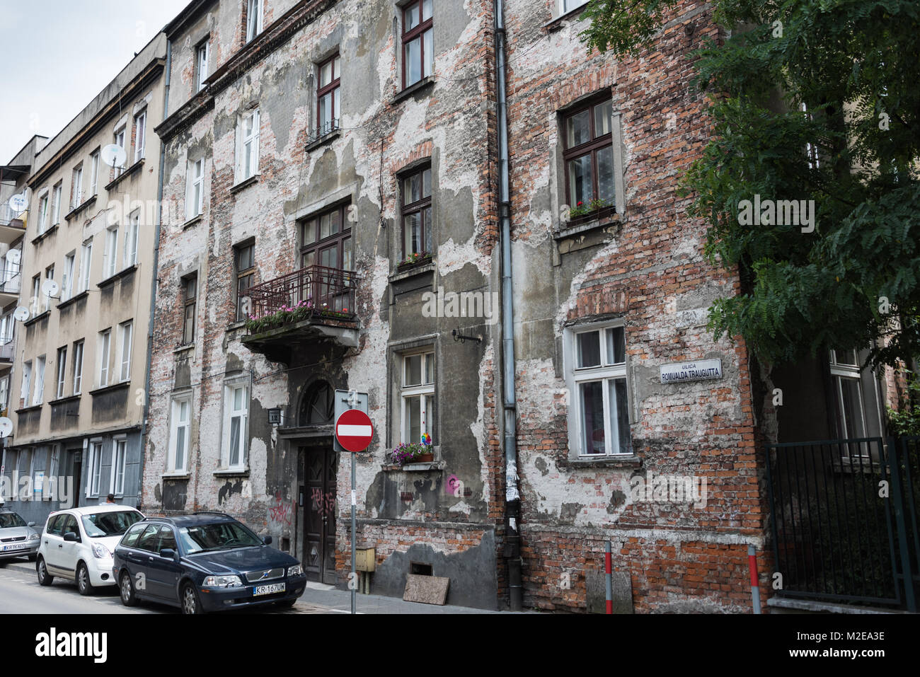 Neglected Building, Jewish Quarter, krakow, Poland Stock Photo - Alamy