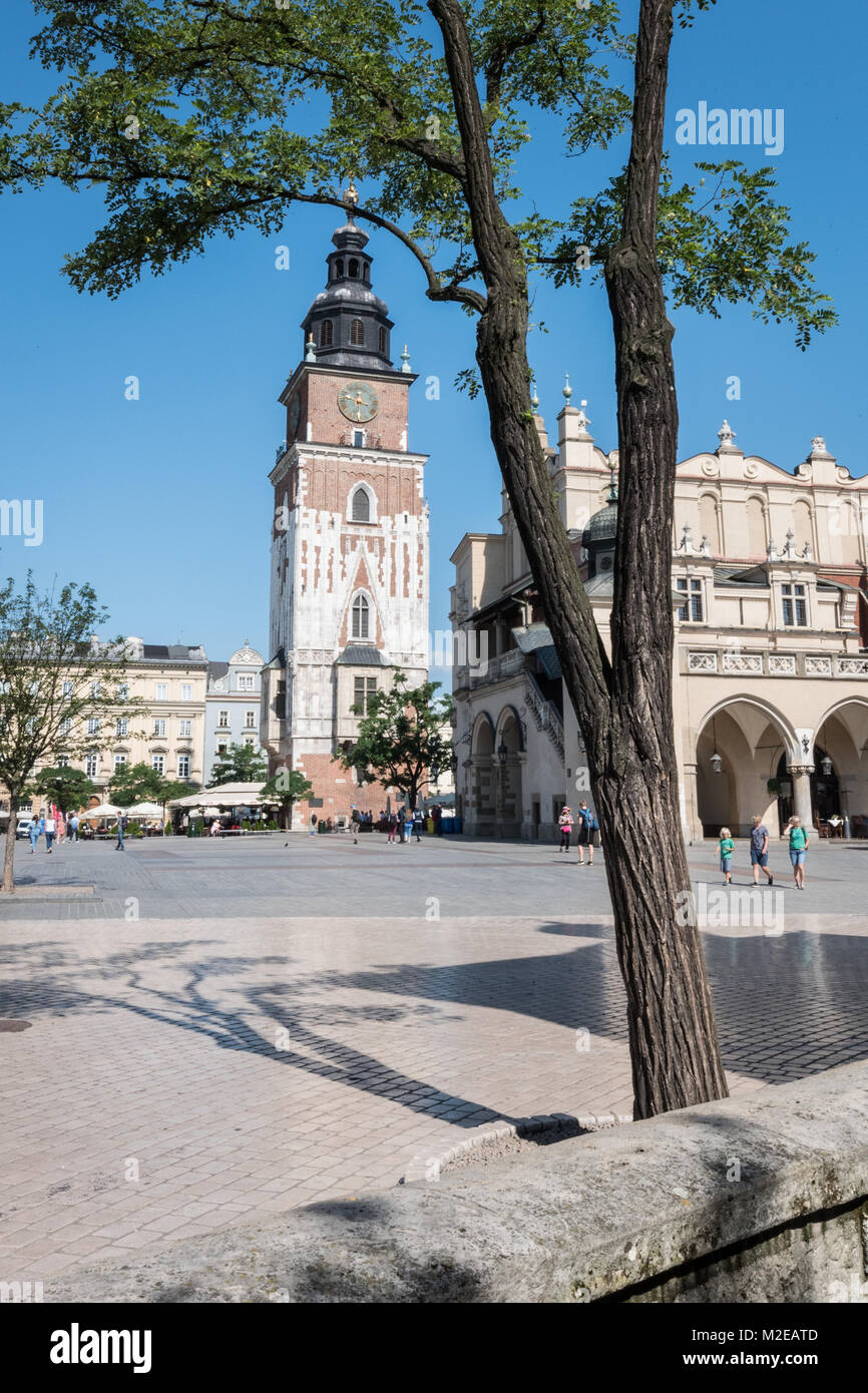 Krakow square buildings hi-res stock photography and images - Alamy