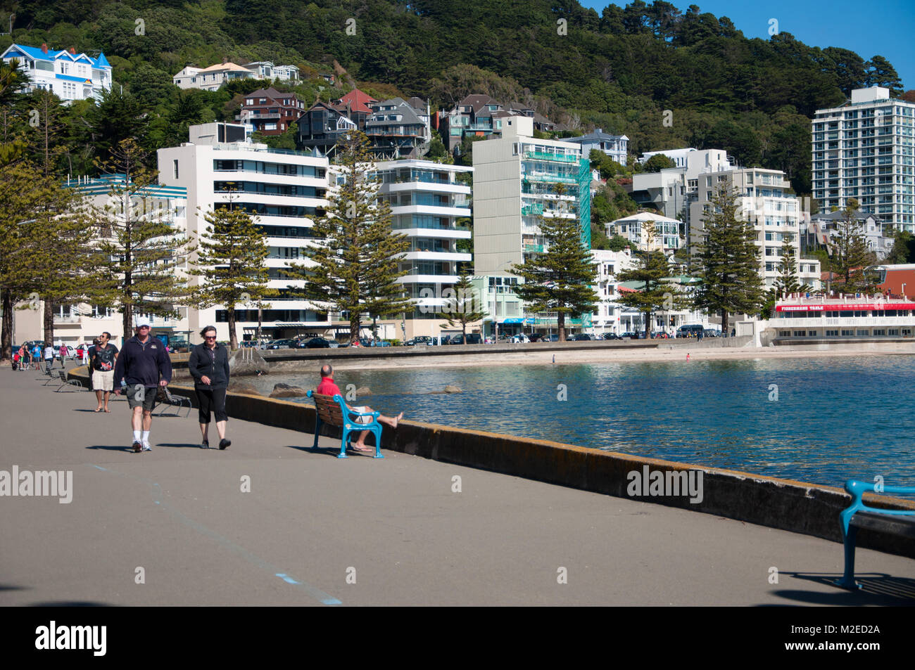 People Walking Around Oriental Parade Stock Photo - Alamy