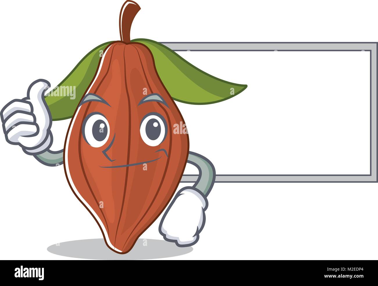 Cocoa bean character Stock Vector Images - Alamy