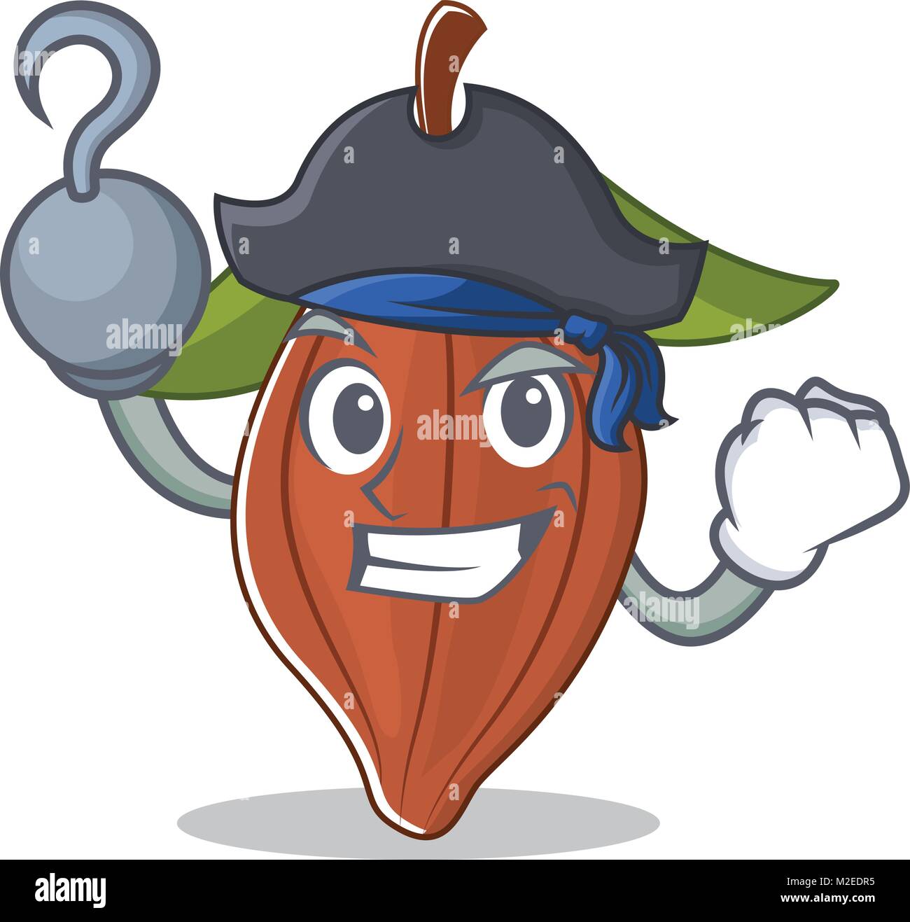 Pirate cacao bean character cartoon Stock Vector Image & Art - Alamy