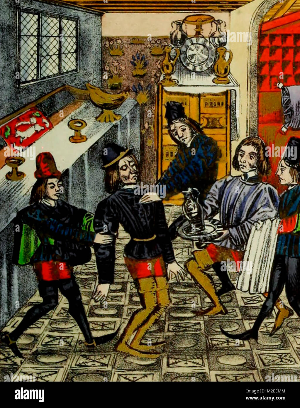 The sudden death of Count Gaston de Foix Stock Photo - Alamy