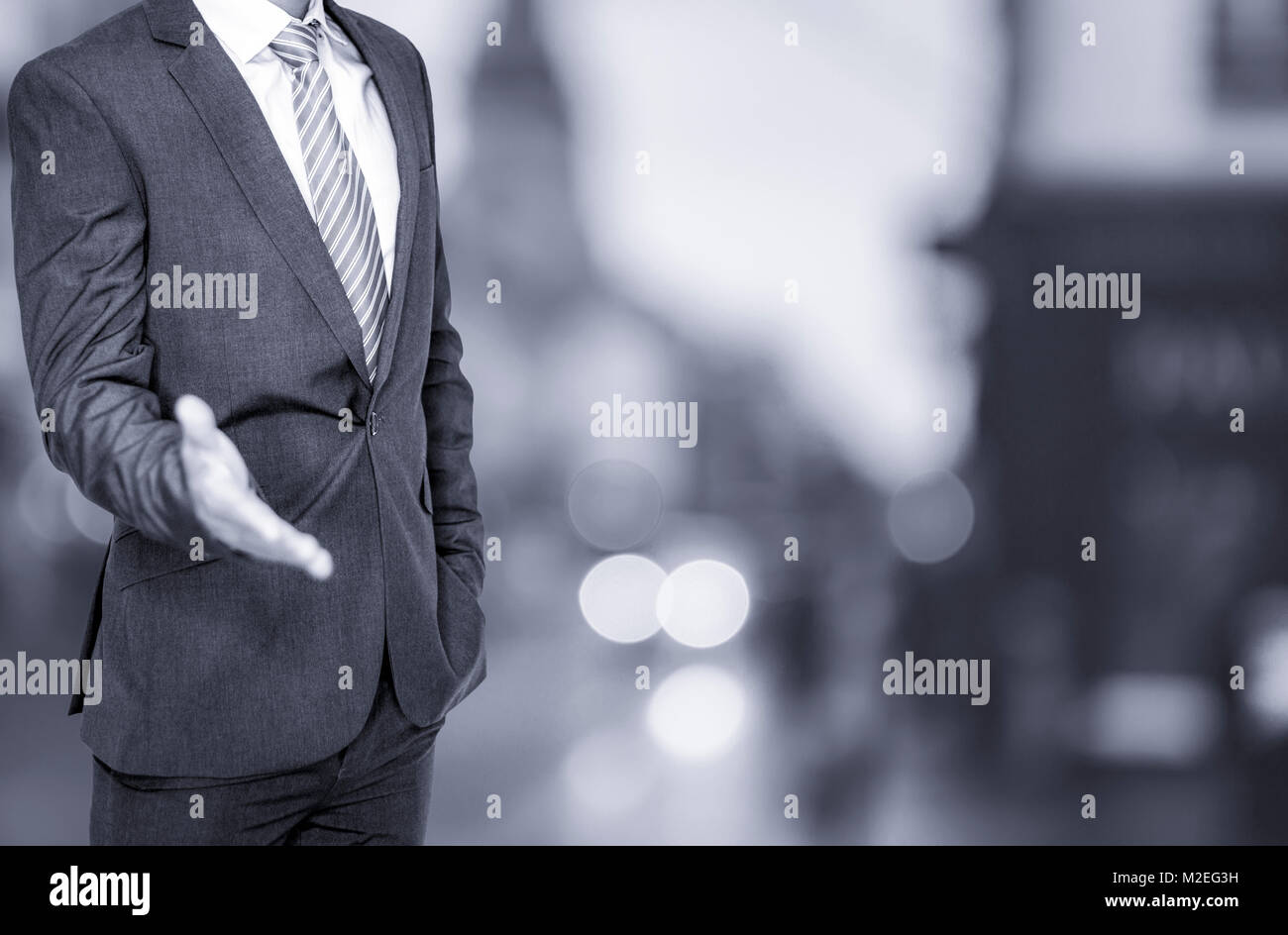 isolated business man on the street, london, UK Stock Photo - Alamy