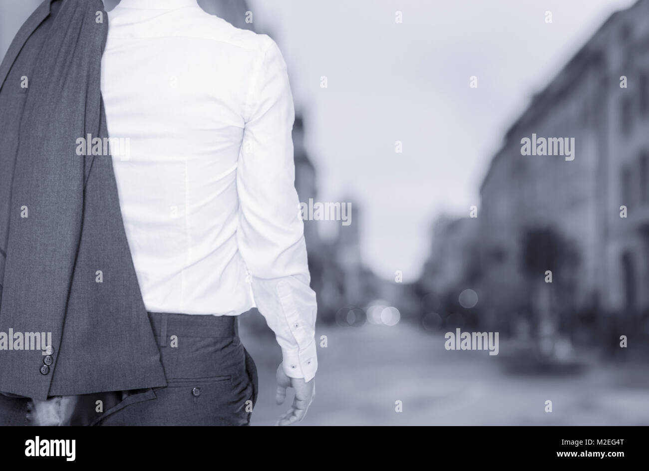 isolated business man on the street, london, UK Stock Photo - Alamy