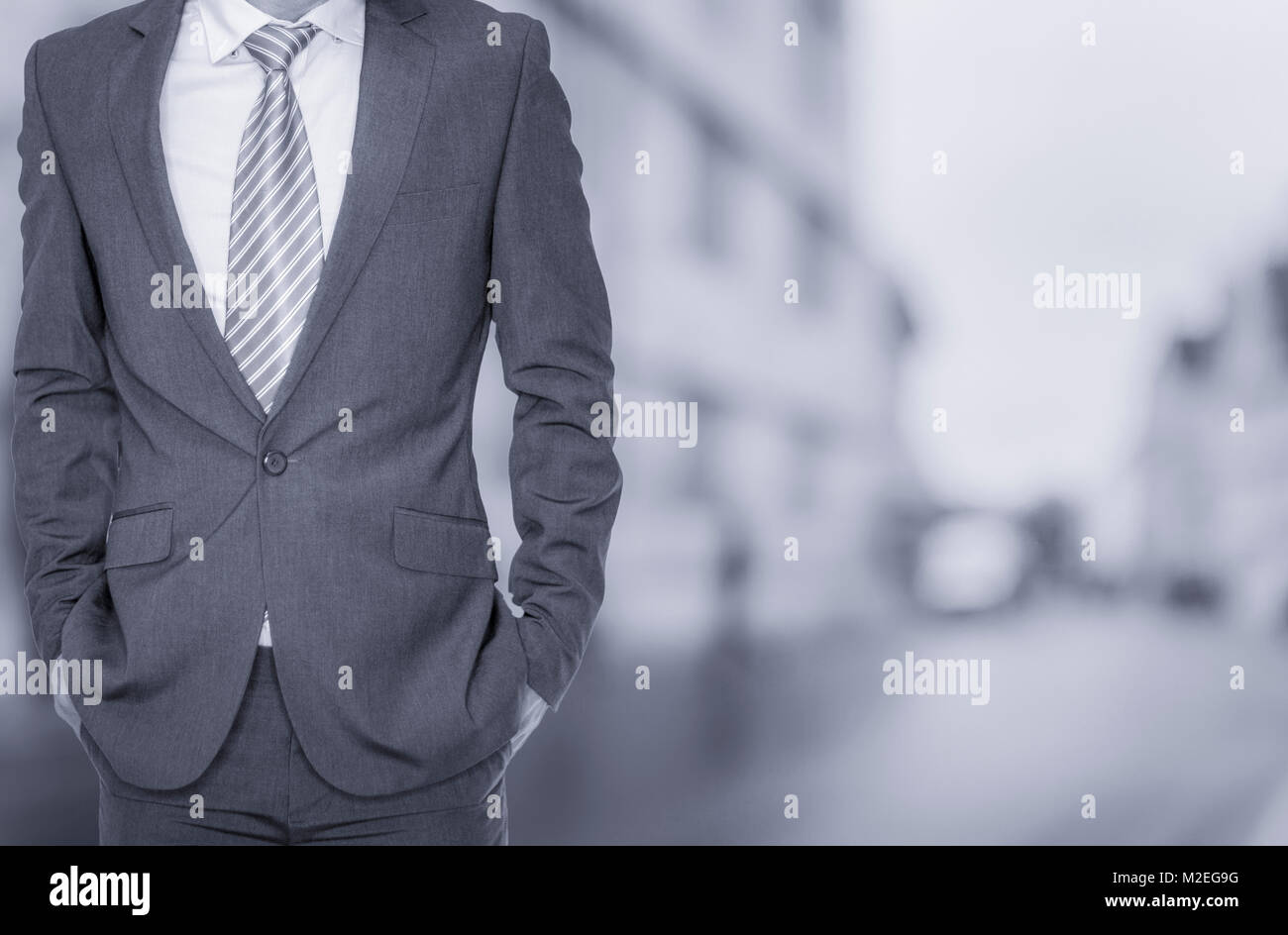 isolated business man on the street, london, UK Stock Photo - Alamy