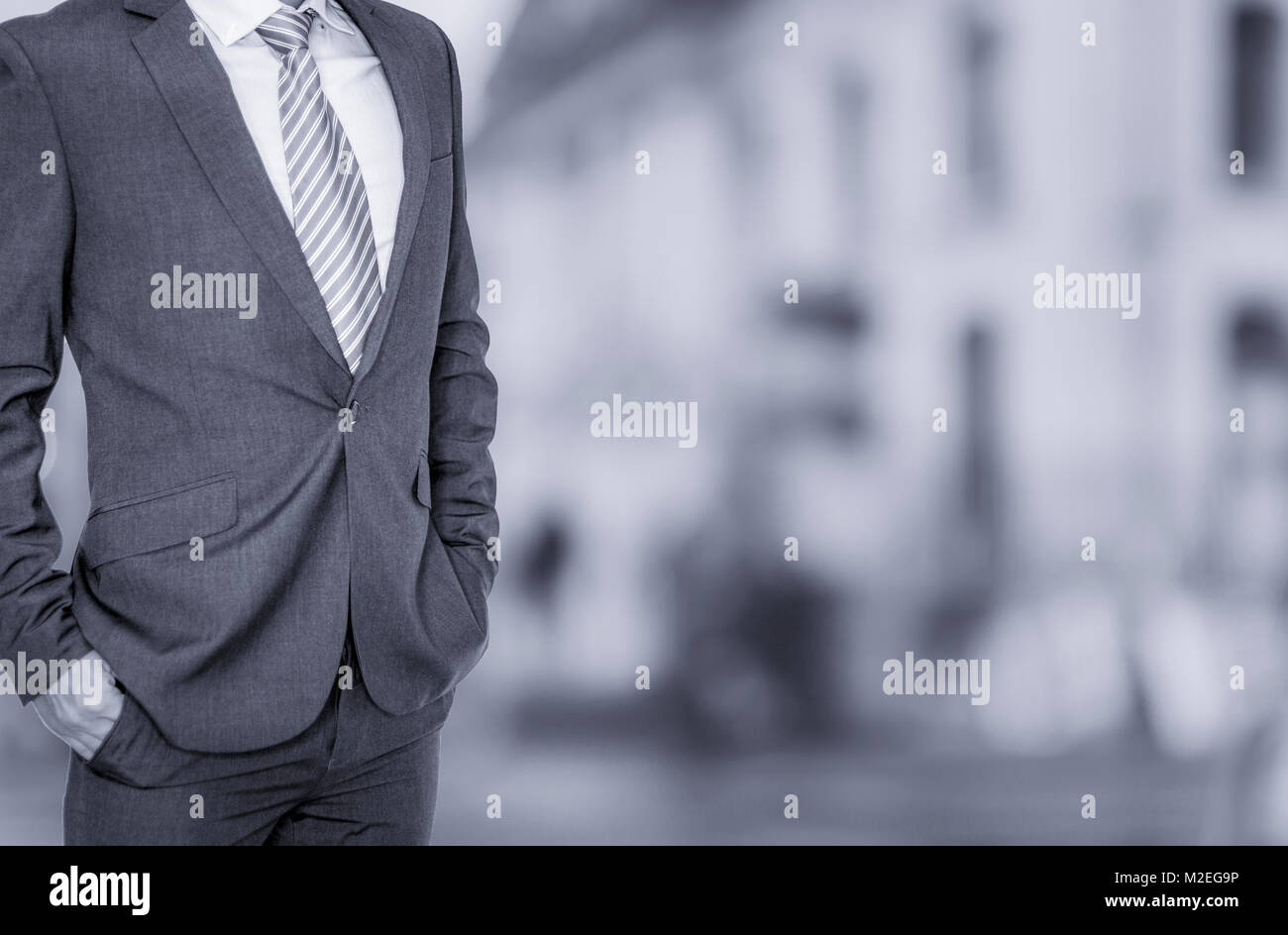 isolated business man on the street, london, UK Stock Photo - Alamy